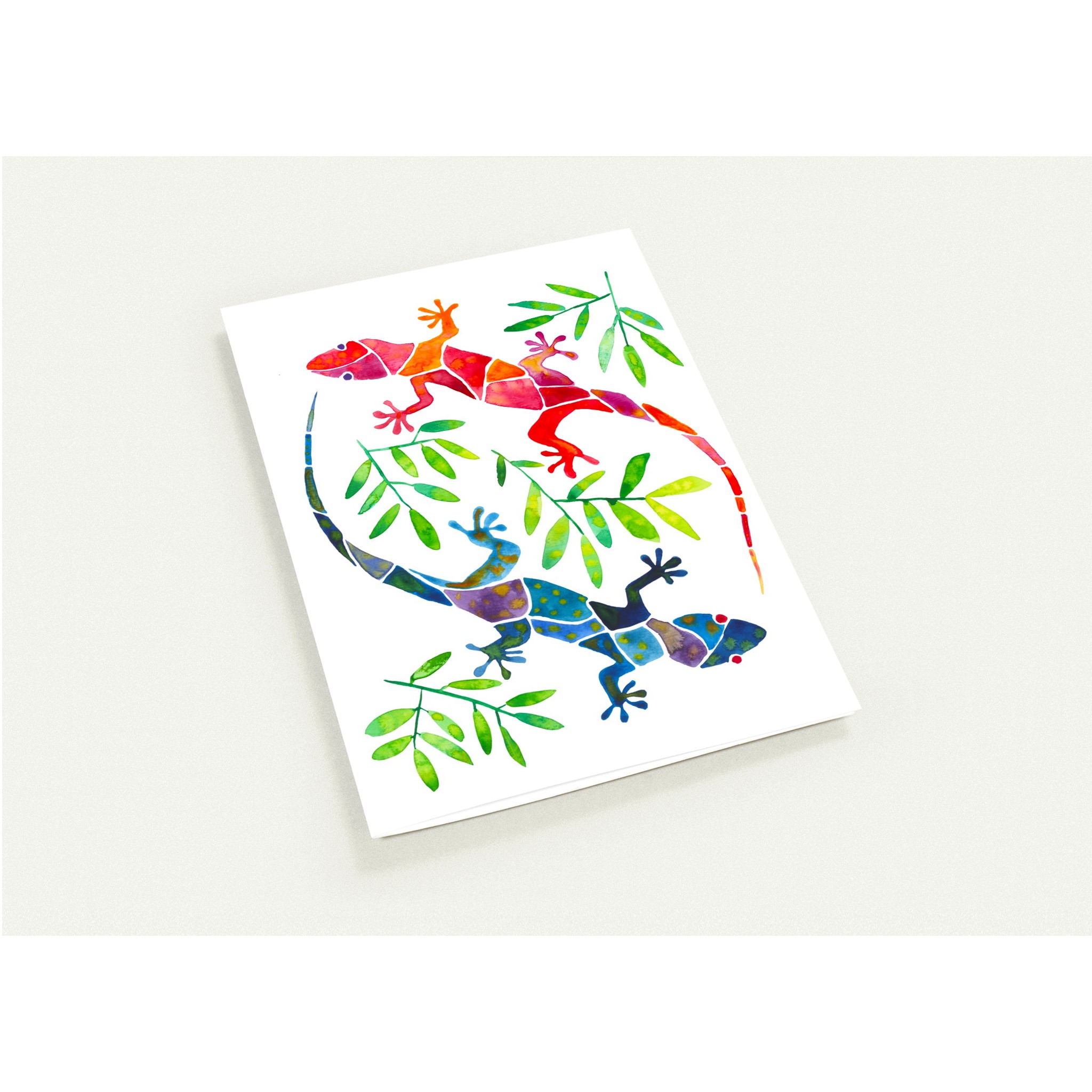 10 x Geckos Greeting Cards ‣ Hillary Holt